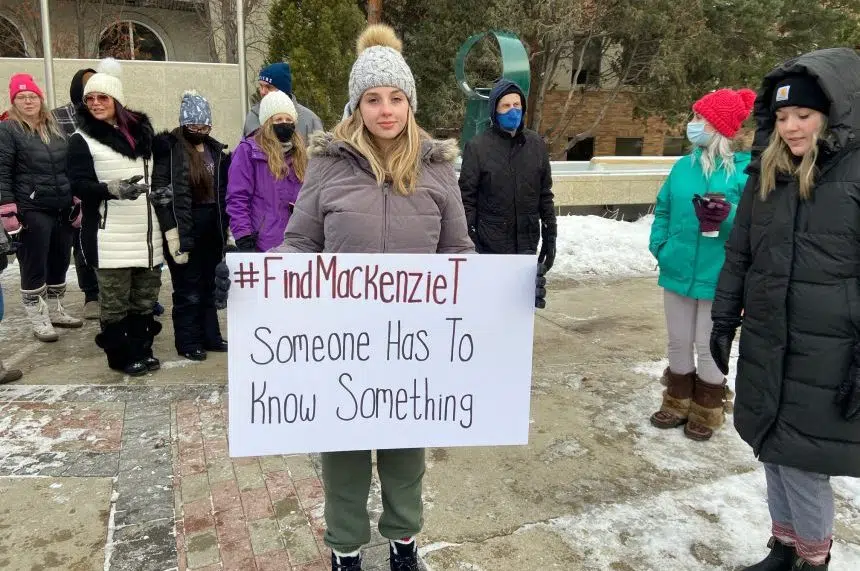 Family holds rally as search continues for missing woman Mackenzie Lee ...