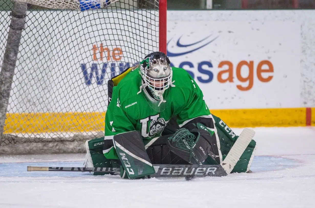 Huskies goalie earns Canada West honours | 980 CJME