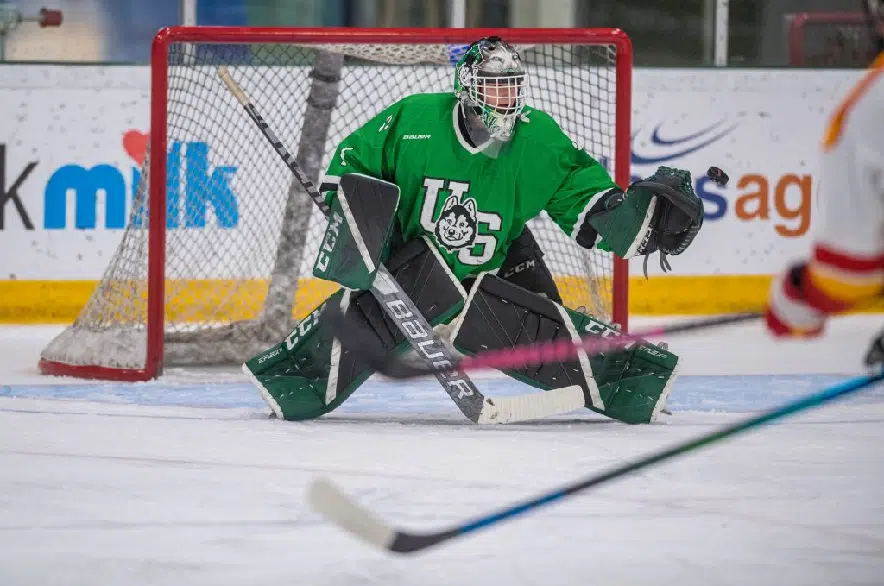 Four Huskies hockey players named to international university teams | 980 CJME