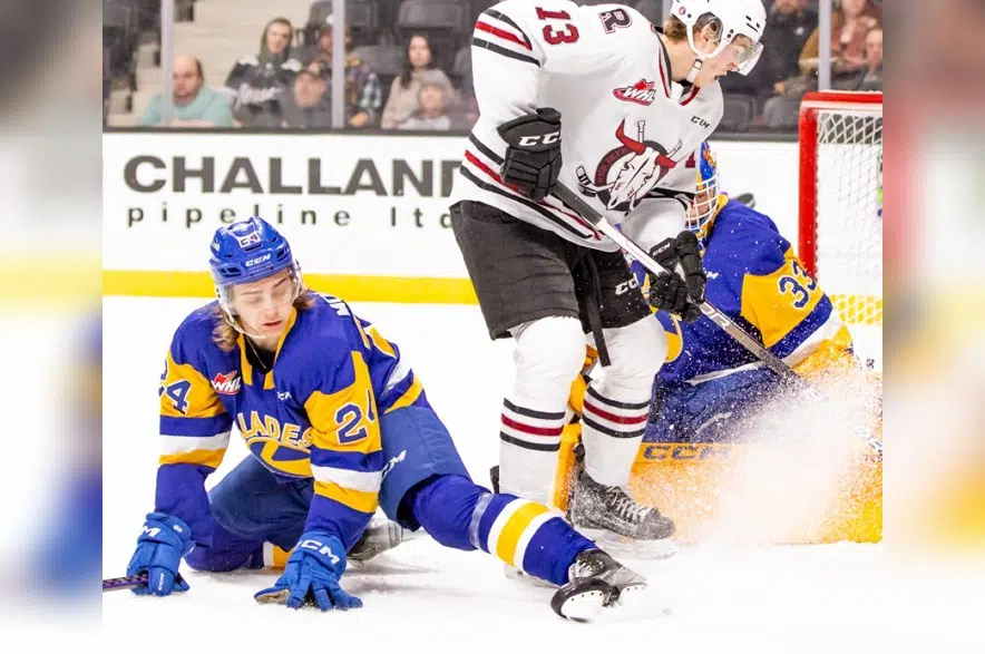 Uchacz scores twice as Rebels dull visiting Blades | 980 CJME