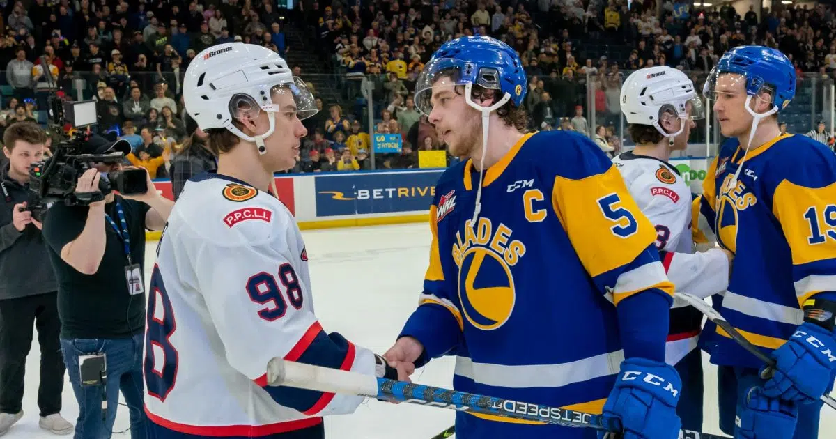 Blades defeat Pats in Game 7, advance in playoffs | 980 CJME