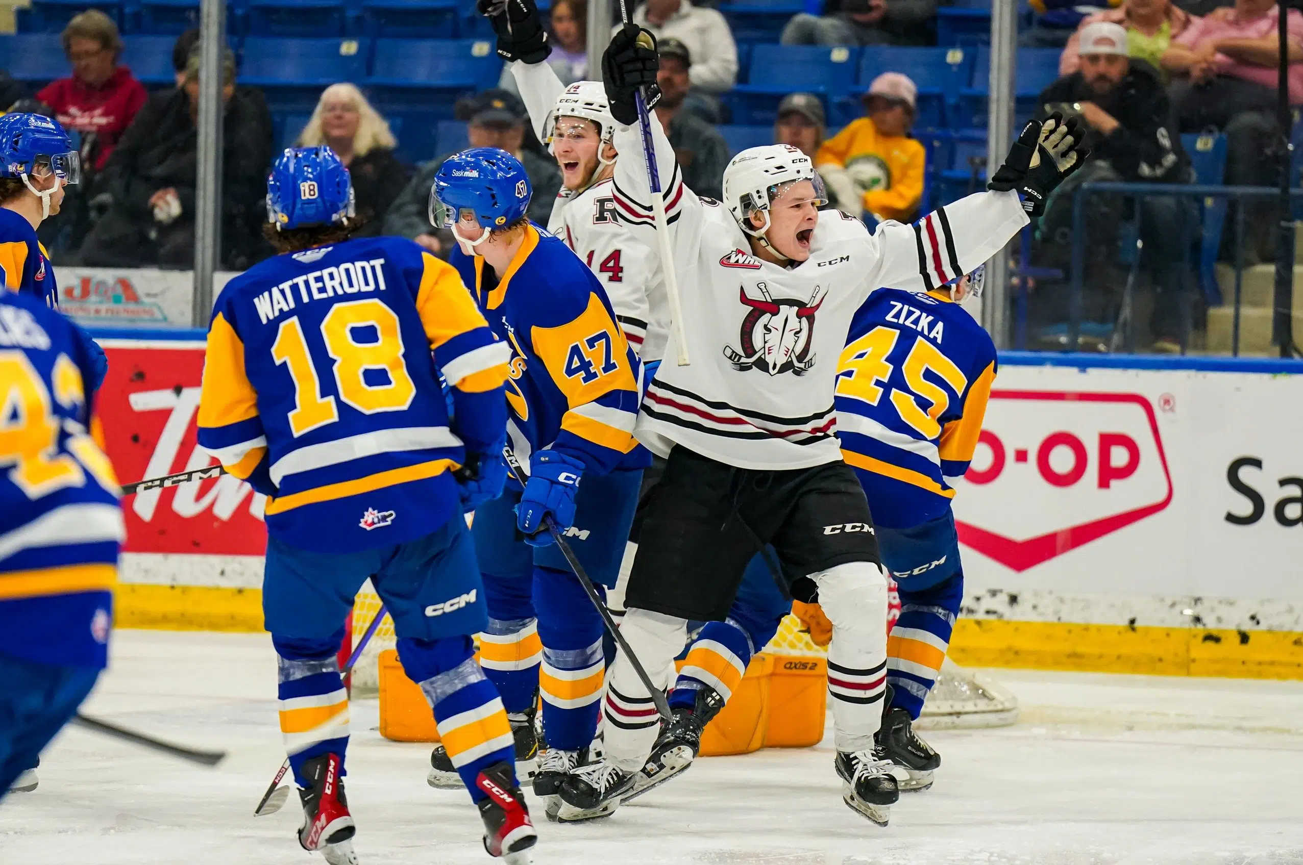 Blades drop back-to-back games versus Rebels, down two in series | 980 CJME