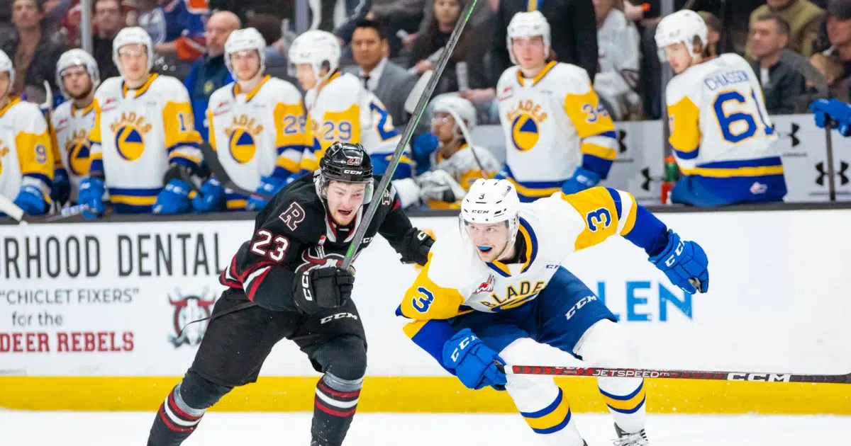 Blades avoid elimination after Game 4 win versus Rebels | 980 CJME