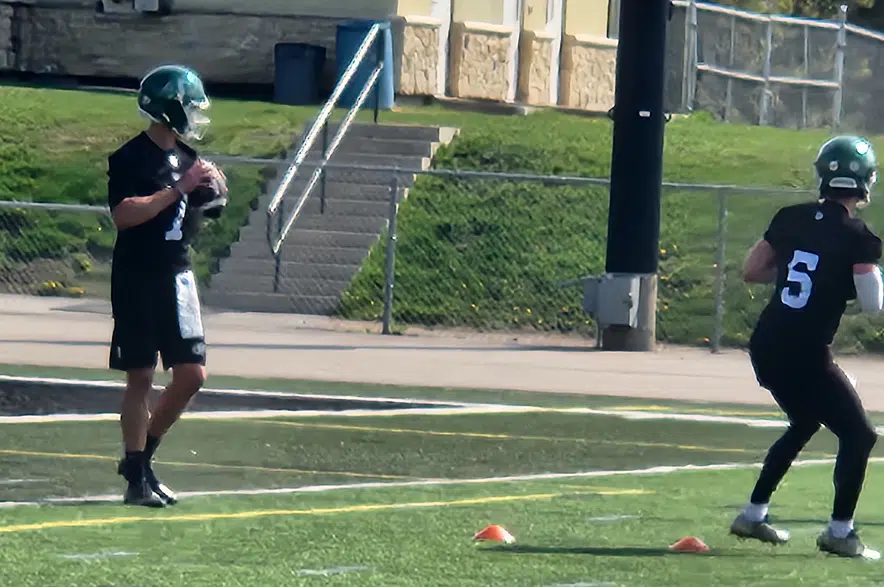 Quarterbacks shine on Day 5 of Riders’ training camp | 980 CJME