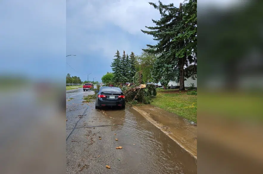 Thunderstorm rolls through Saskatoon, causing flooding and damaging ...