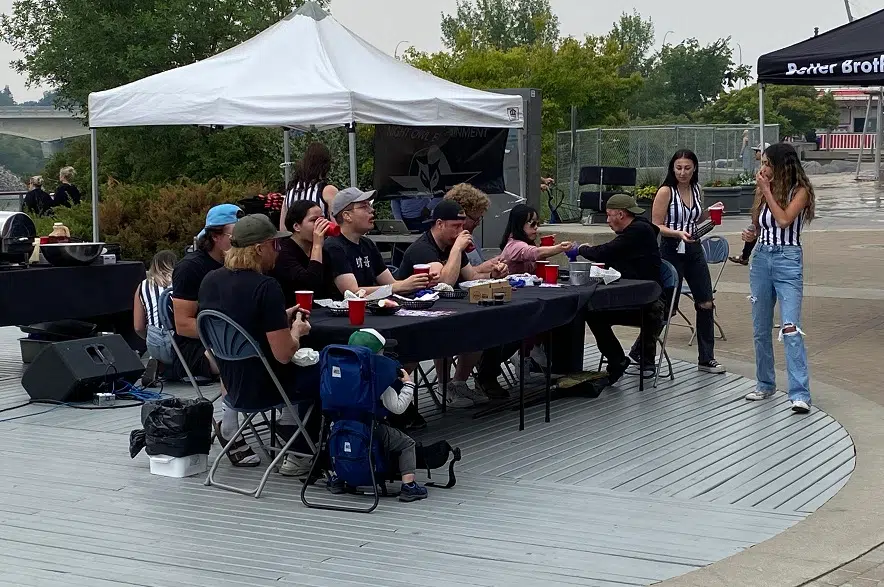 Competitors try to handle heat at inaugural YXE Eats hot wing ...