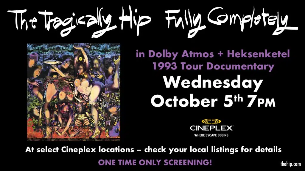 The Tragically Hip’s “Fully Completely” Super Fan Experience | ROCK 102