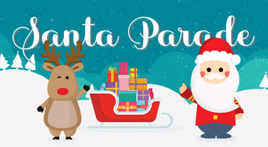 Santa Parade Clipart Images