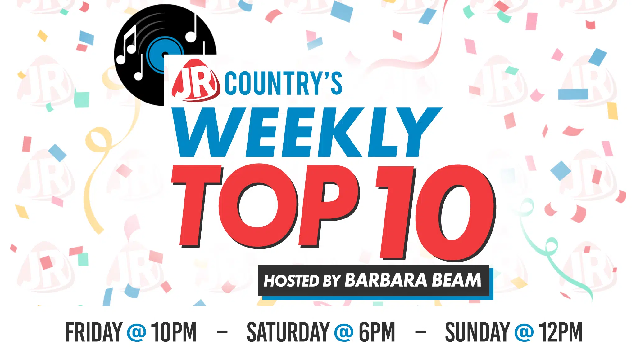 JR Country’s Weekly Top 10 | 93.7 JR Country