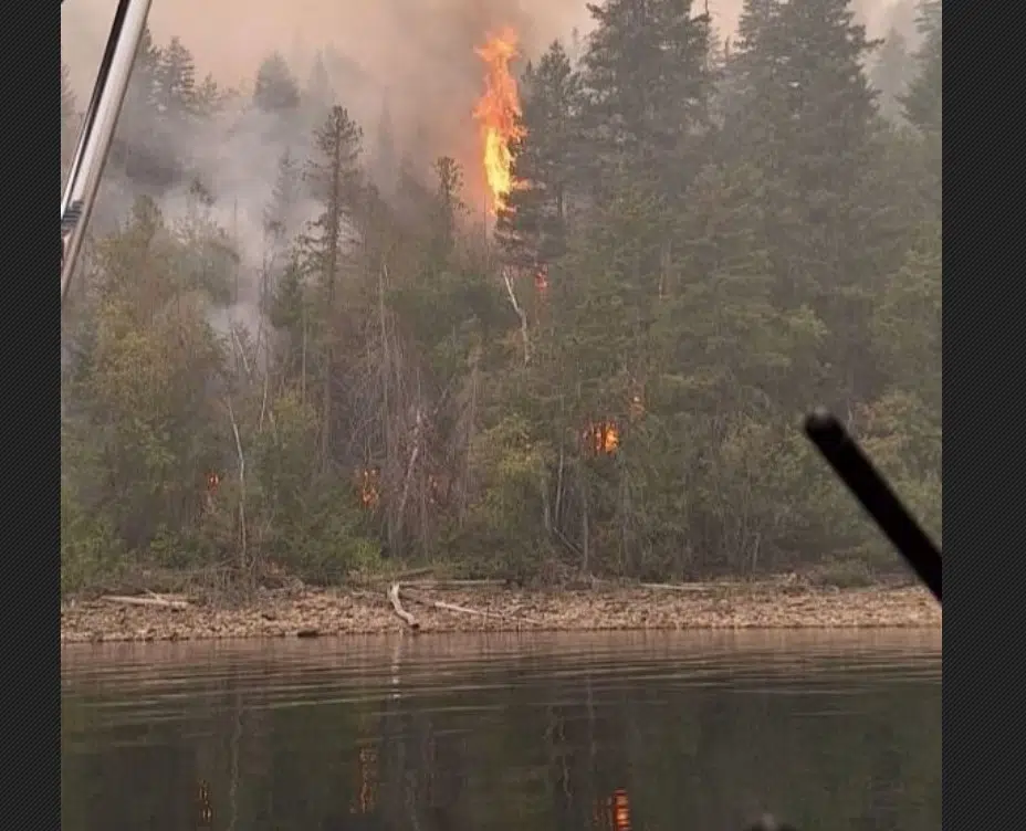 Fire guard a priority on Lower East Adams Lake fire | Vernon Matters