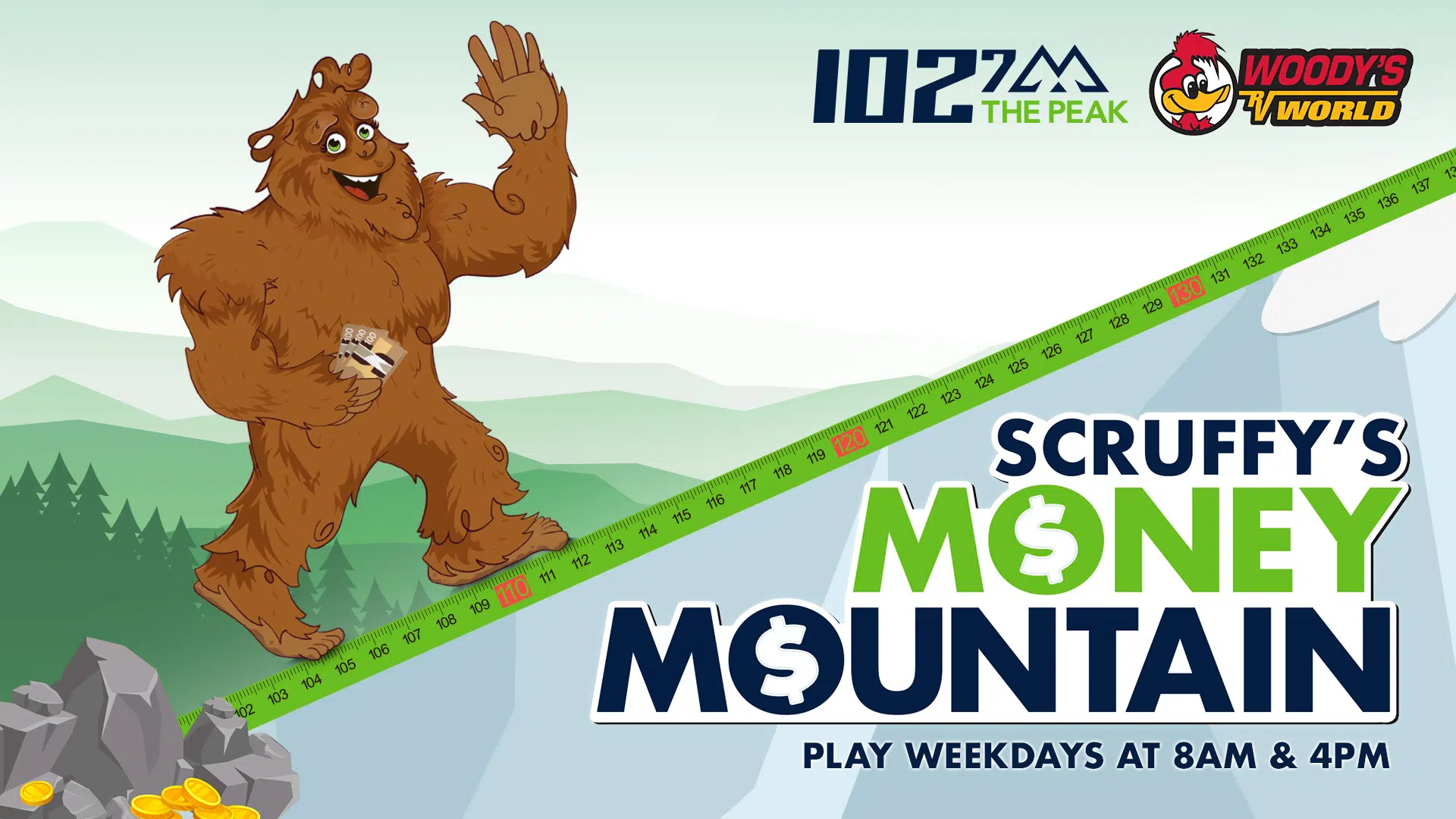 Scruffy’s Money Mountain | 102.7 THE PEAK - Alternative Vancouver.