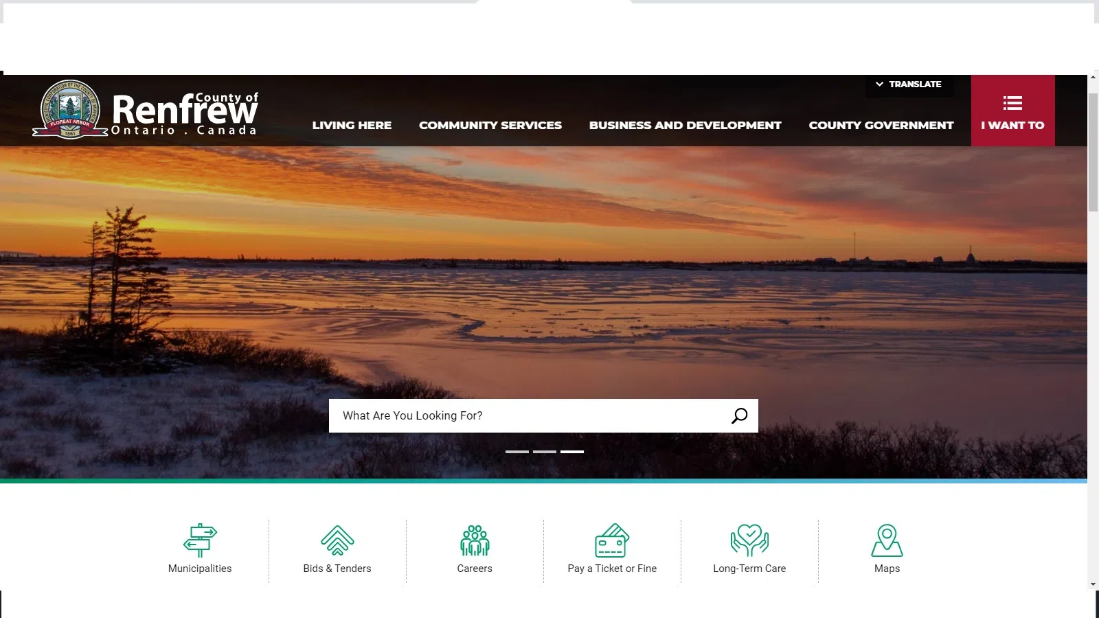 County of Renfrew launches new website | 96.1 Renfrew Today