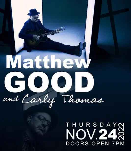 Matthew Good Is Coming To Delhi | NorfolkToday.ca