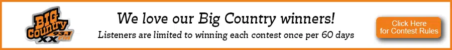 Contests | CJXX Big Country 93.1
