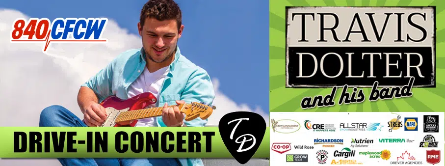 Drive-In Concert with Travis Dolter | 840 CFCW AM
