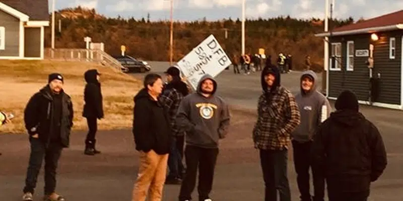 DF Barnes Responds as Workers Protest Hiring at Bull Arm | VOCM
