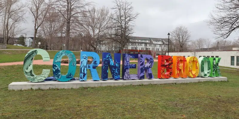 City of Corner Brook Unveils Colourful New City Sign | VOCM