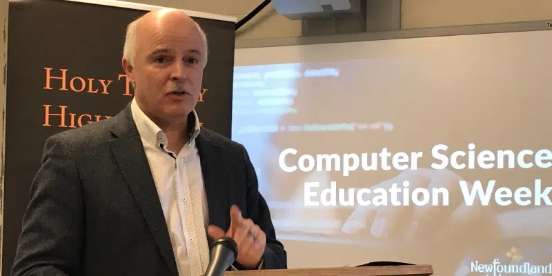Tom Osborne Kicks Off Computer Science Education Week | VOCM