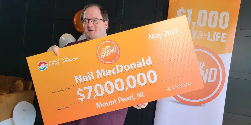 Mount Pearl Resident Wins $7 Million Daily Grand Lottery Prize | VOCM