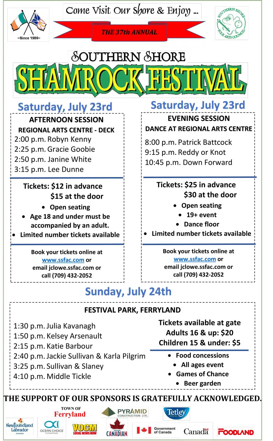 Southern Shore Shamrock Festival | VOCM