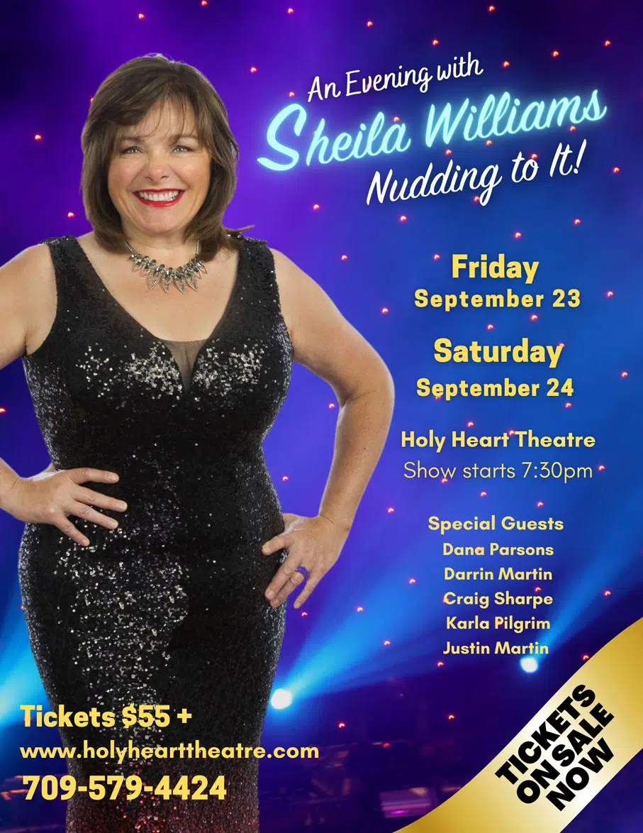 An Evening with Sheila Williams - Nudding to It! | VOCM