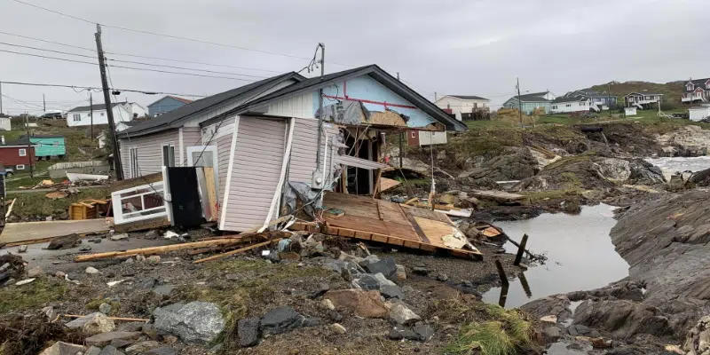 Burnt Islands Homes Destroyed by Storm Surge | VOCM