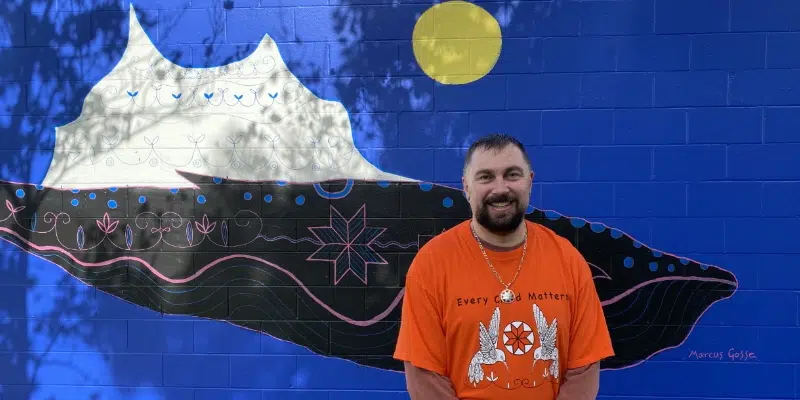 Mi’kmaq Artist Transforms MUN Art Wall into Reconciliation Mural | VOCM