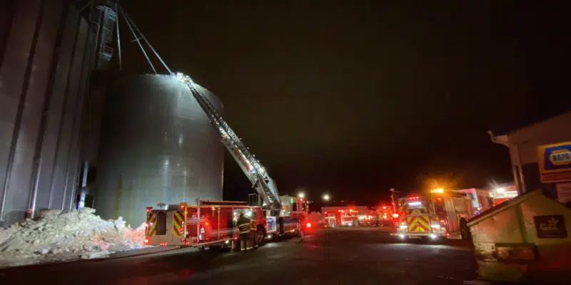 Firefighters Battle Blaze at Country Ribbon Feed Silo | VOCM