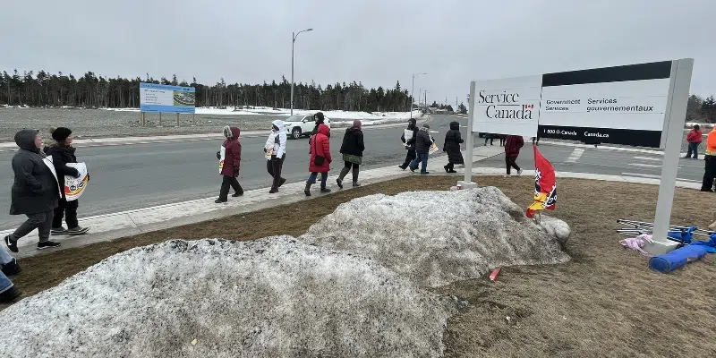 Picket Lines Form Outside Federal Service Sites, O’Regan’s Office | VOCM