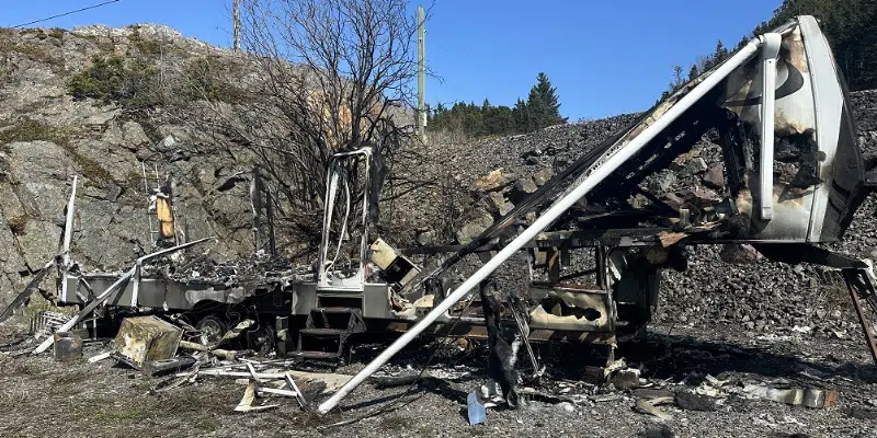 RCMP Investigating Beaumont North Trailer Fire | VOCM