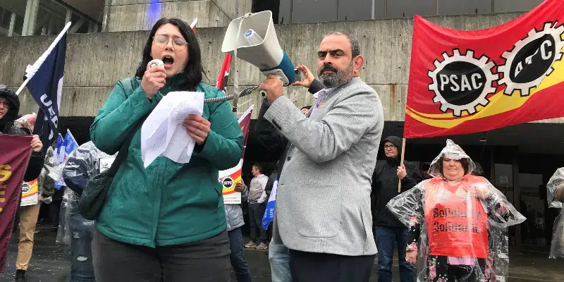 Lousy Weather Fails To Dampen Spirits at Downtown PSAC Rally | VOCM