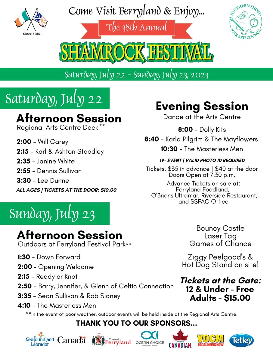 38th Annual Shamrock Festival | VOCM