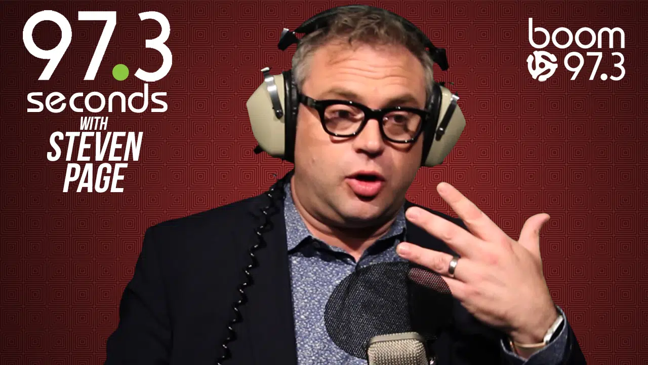 97.3 seconds with Steven Page | boom 97.3 - 70s 80s 90s
