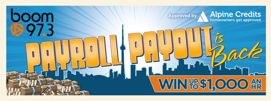 Payroll Payout | boom 97.3 - 70s 80s 90s